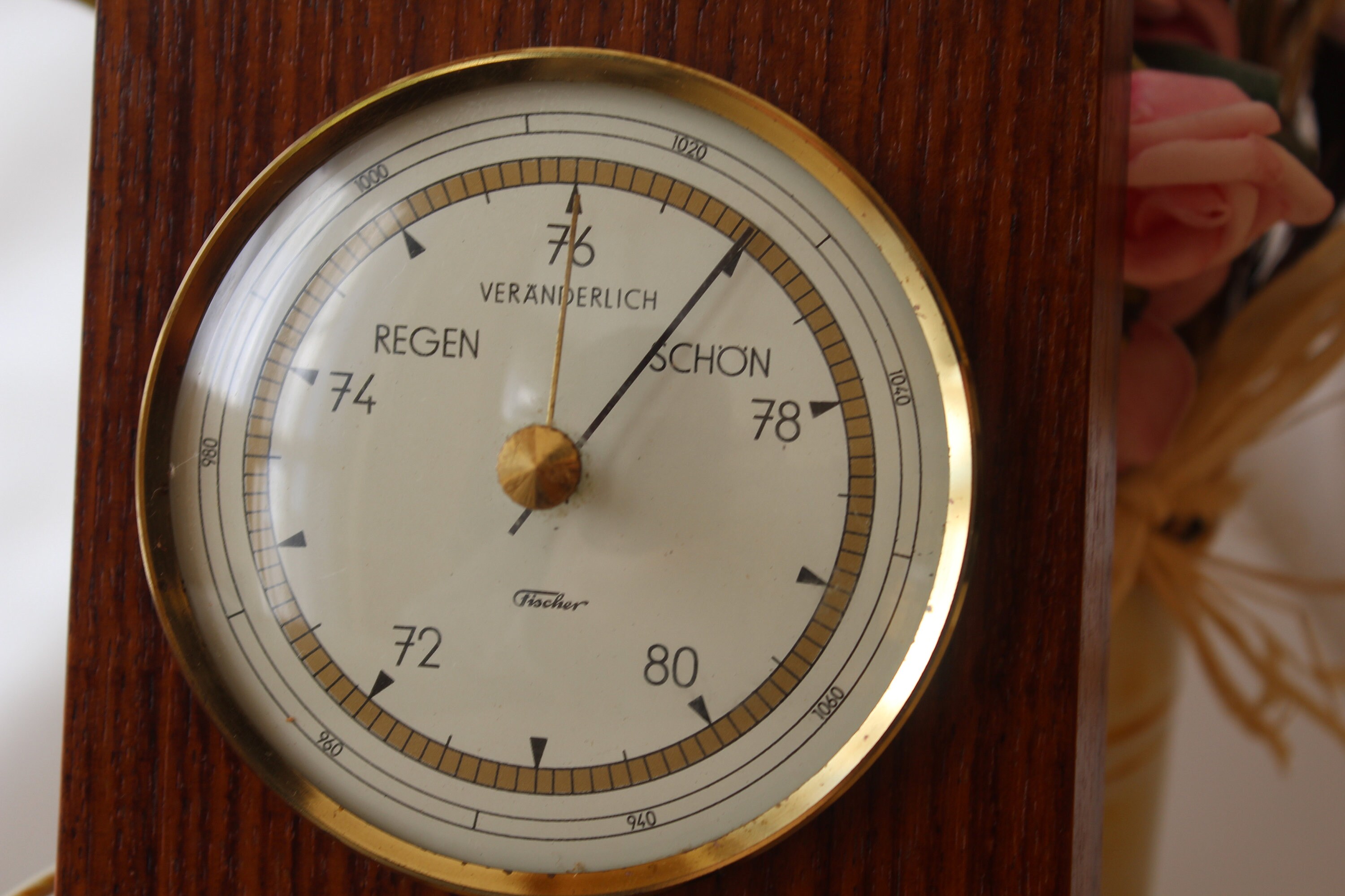 Thermometer and Barometer Vintage Weather Station Weather - Etsy