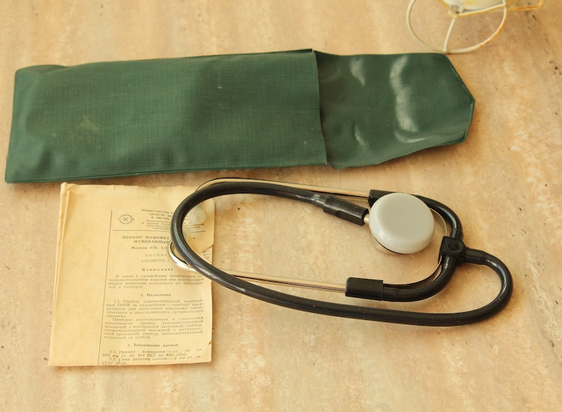 Medical Stethoscope Vintage Medical Stethoscope Retro Doctor - Etsy