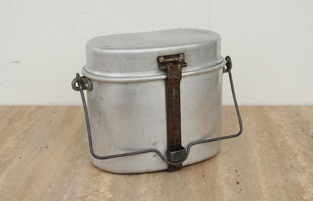 Vintage Aluminum Military Food Box, Travel Lunchbox - Etsy UK
