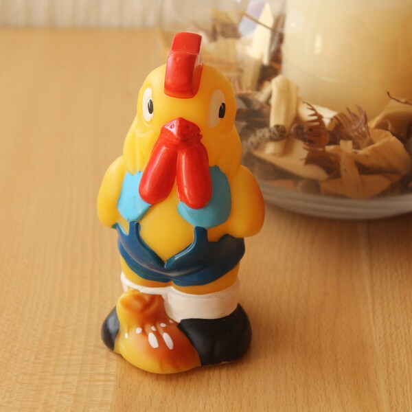 Rubber Rooster Toy - Etsy