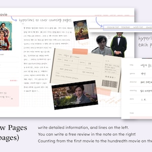 100 Movies Challenge MOVIE JOURNAL PDF / iPad Goodnotes Tablet Digital ...