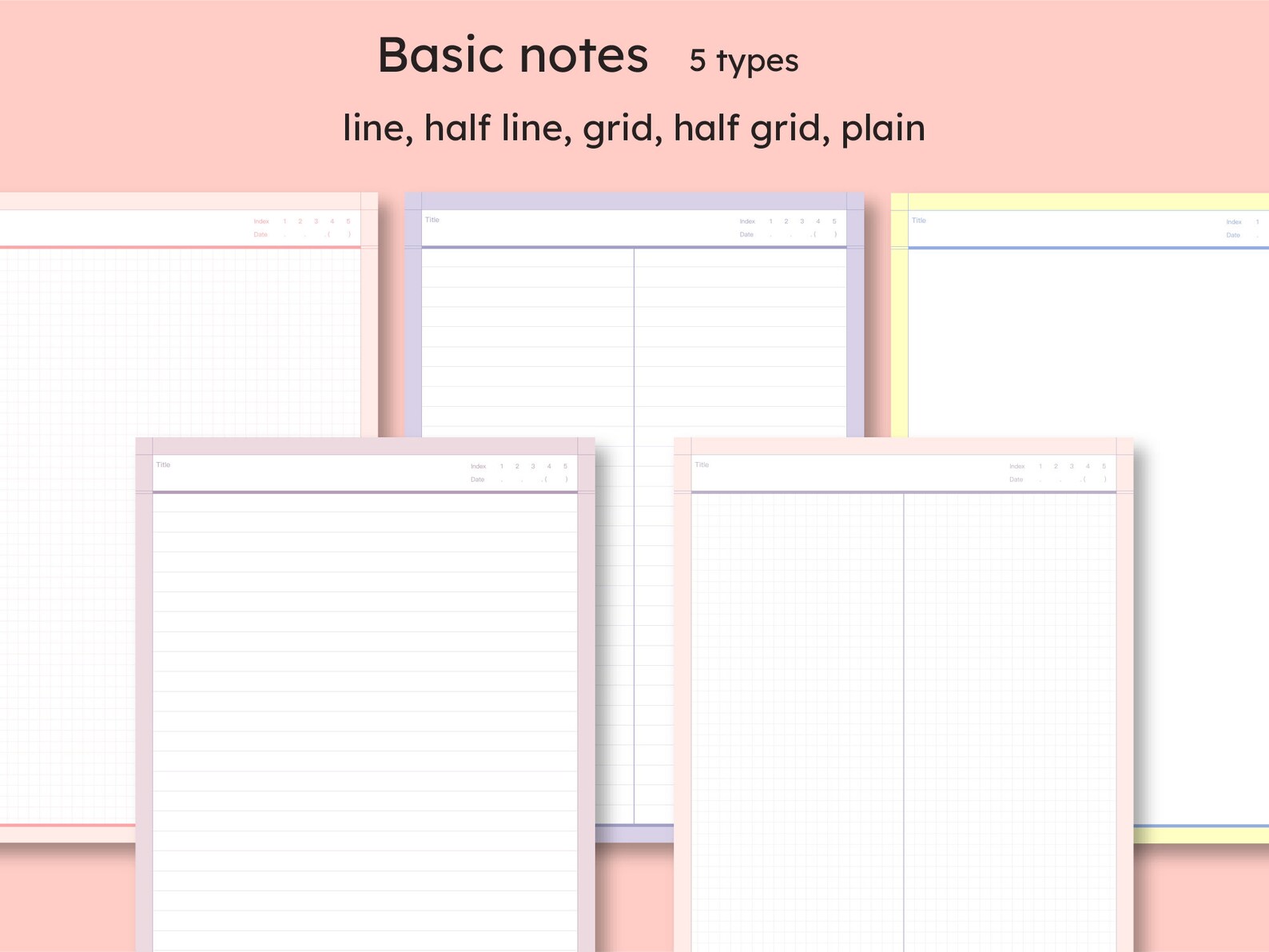 DIY Pastel Language Study Journal Notebook / English, Korean, Japanese ...
