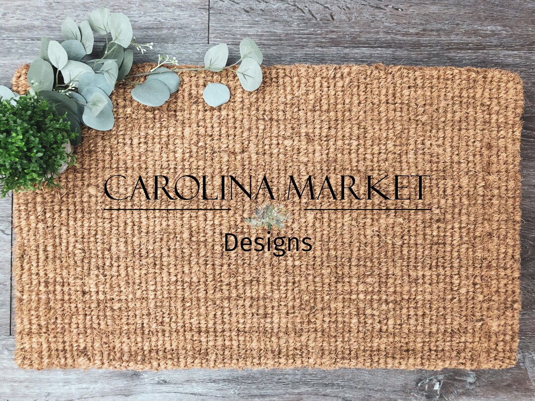 Welcome Mat Mockup Farmhouse Mockup Photo Rustic Art Mockup Coir ...
