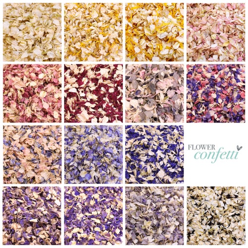 1 Litre Biodegradable Confetti Real Flower Petal Wedding - Etsy