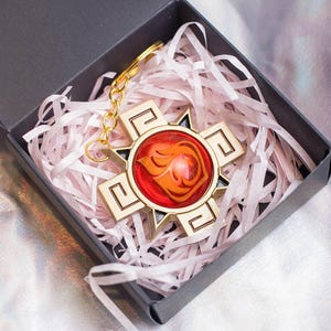 Handmade Genshin Impact Natlan Vision Keychain - ALL ELEMENTS - Etsy