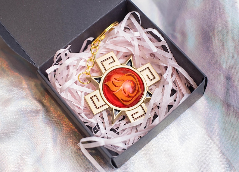 Handmade Genshin Impact Natlan Vision Keychain - ALL ELEMENTS - Etsy