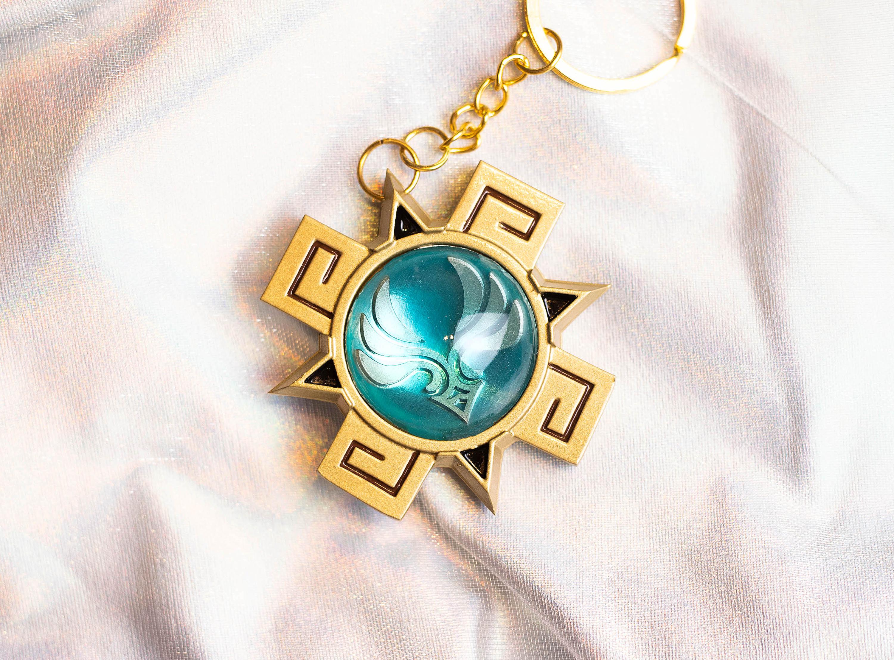 Handmade Genshin Impact Natlan Vision Keychain - ALL ELEMENTS - Etsy