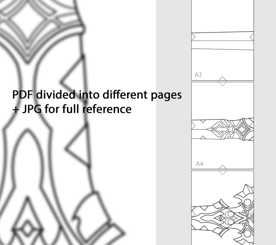 Alear Liberation Sword - Fire Emblem Engage - Cosplay Template - Etsy.de