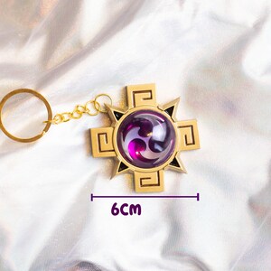 Handmade Genshin Impact Natlan Vision Keychain ALL ELEMENTS - Etsy ...