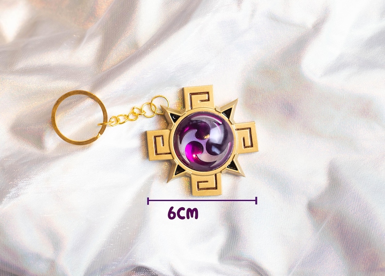 Handmade Genshin Impact Natlan Vision Keychain - ALL ELEMENTS - Etsy