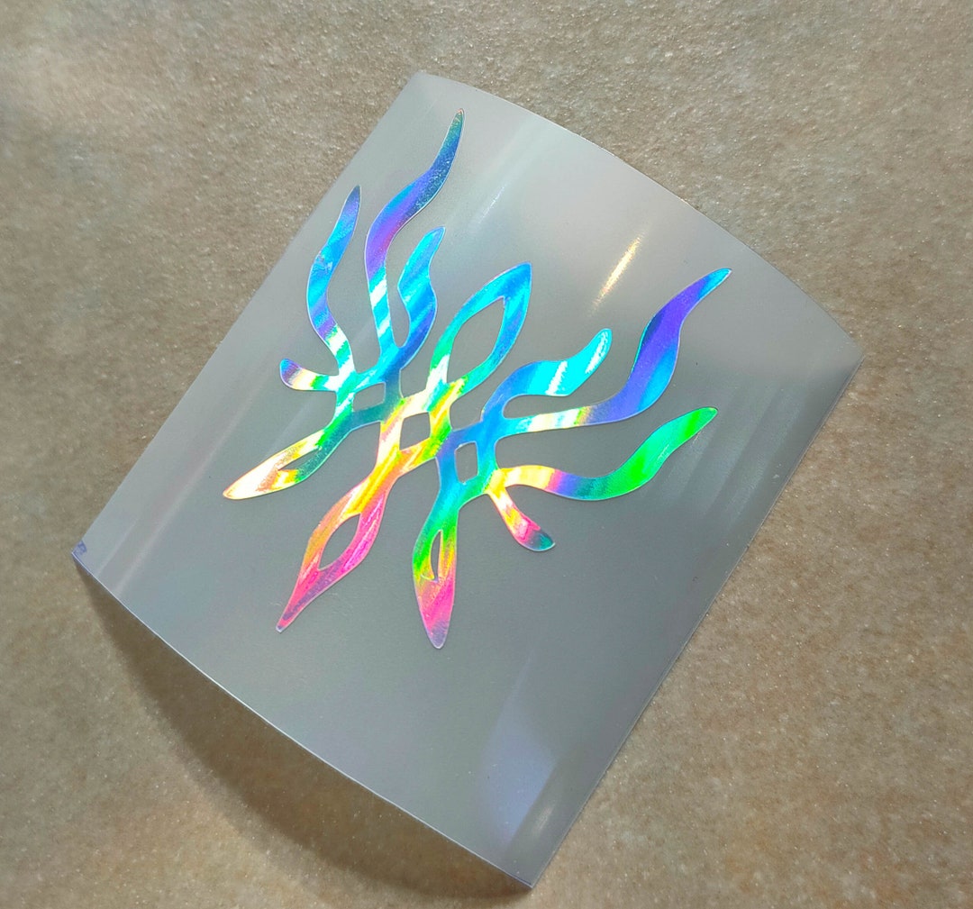 Crest of Flames - Fire Emblem Three Houses - Holographic Vinyl Sticker ...