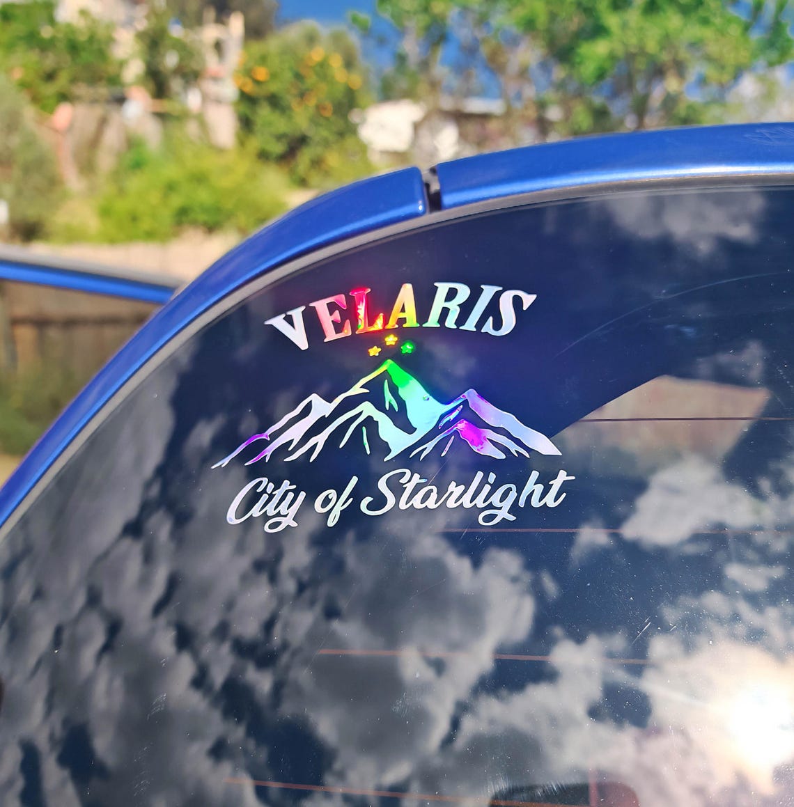 Velaris City of Starlight Holographic Vinyl Decal – ACOTAR Bookish Gift ...