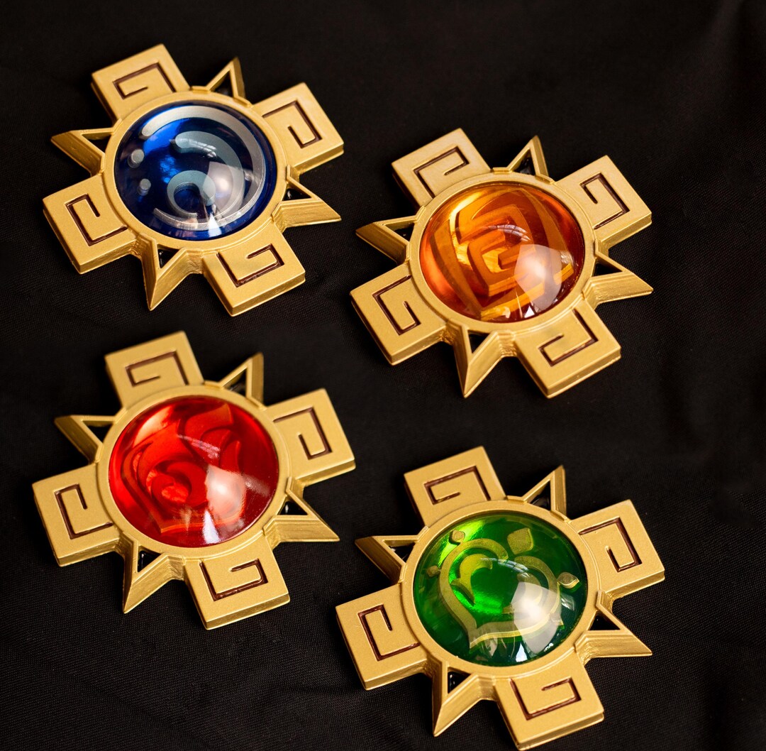 Genshin Impact Natlan Vision ALL ELEMENTS - Etsy Australia