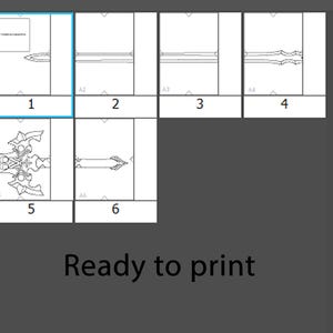 Alear Liberation Sword - Fire Emblem Engage - Cosplay Template - Etsy
