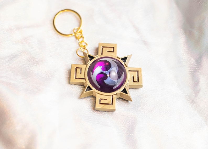 Handmade Genshin Impact Natlan Vision Keychain - ALL ELEMENTS - Etsy