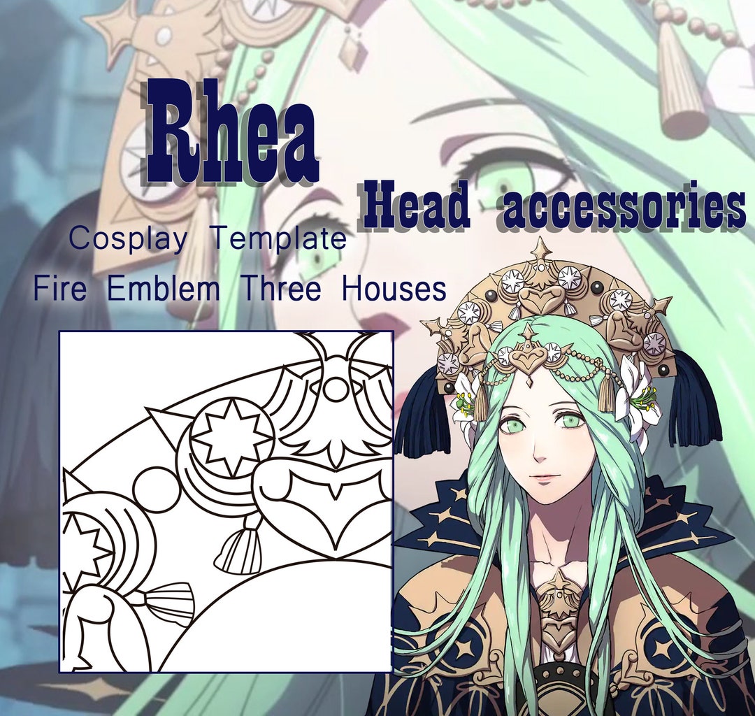 Rhea Head Accessories Template - Fire Emblem Three Houses Seiros ...