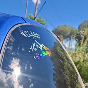 ACOTAR Velaris City of Starlight - Holographic Vinyl Sticker - Decal ...