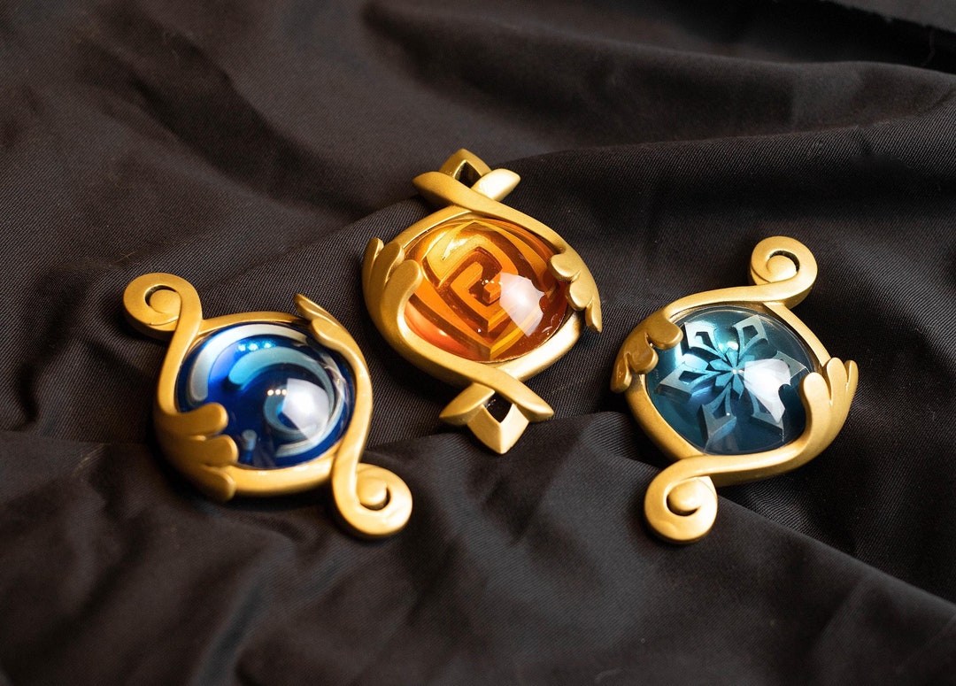 Genshin Impact - Fontaine Vision Pneuma and Ousia - ALL ELEMENTS - Etsy