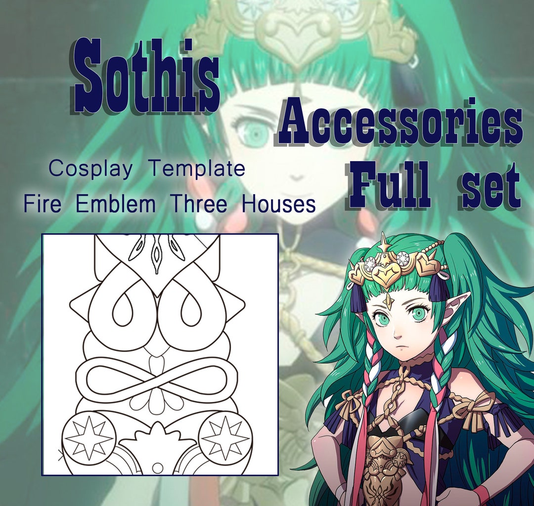 Sothis Accessories Cosplay Template Fire Emblem Three Houses - Etsy