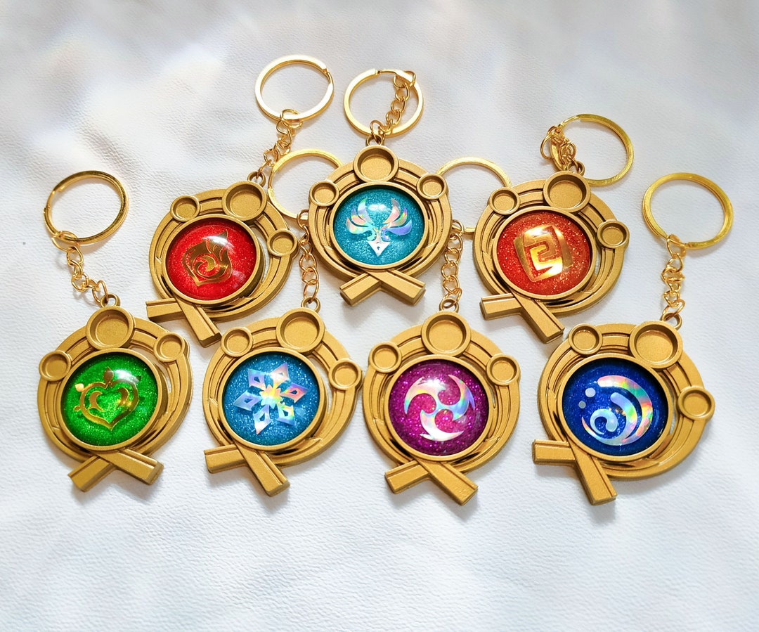 Genshin Impact Inazuma Vision Keychain - Etsy