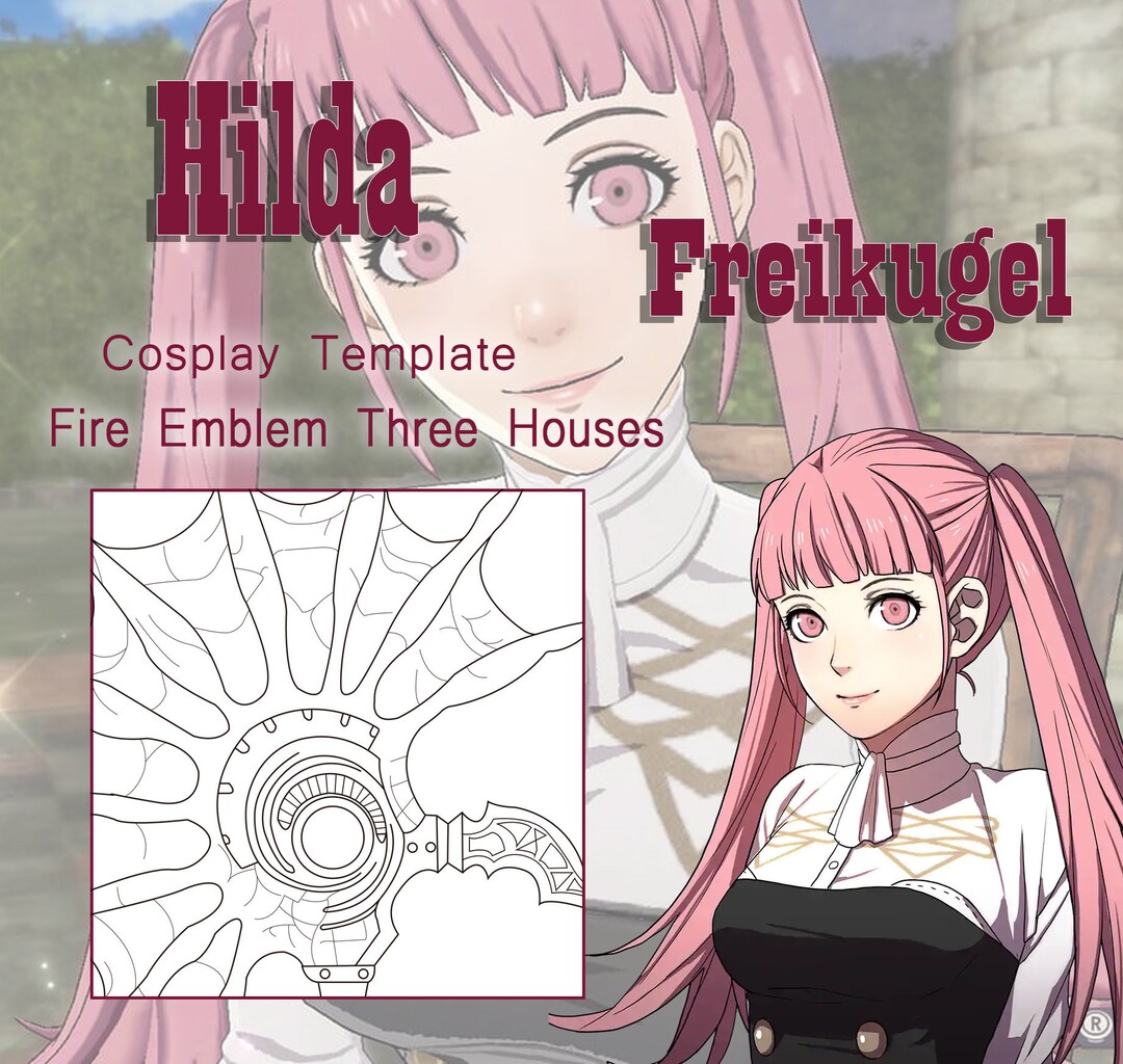 Hilda Axe Freikugel Template Fire Emblem Cosplay - Etsy