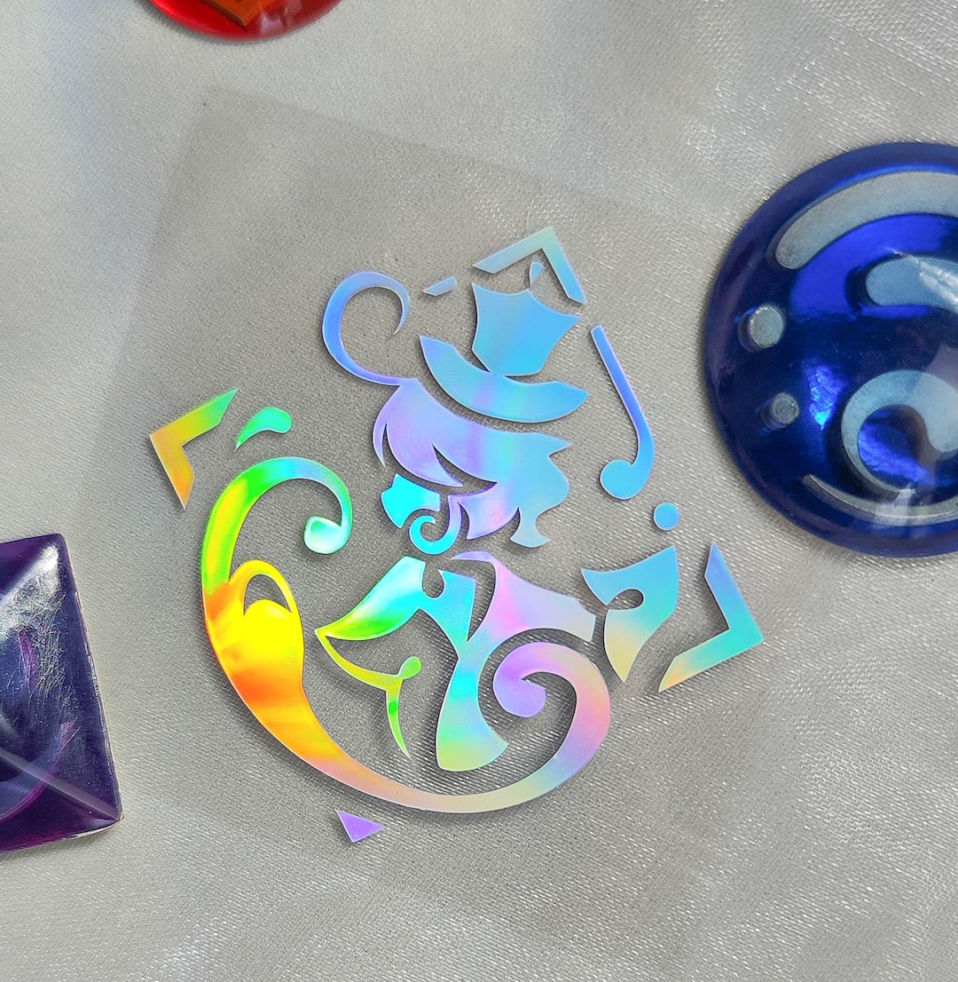 Furina Constellation - Genshin Impact - Holographic Rainbow Vinyl ...