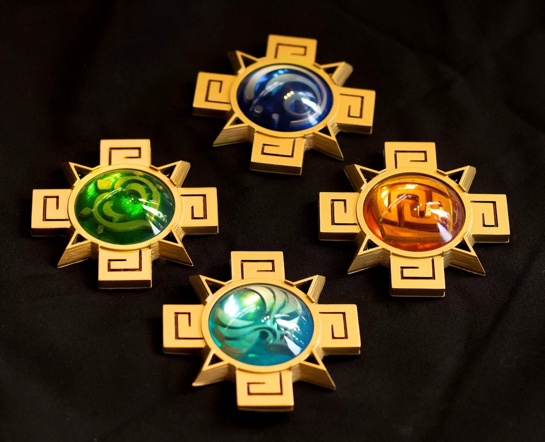 Genshin Impact - Natlan Vision - ALL ELEMENTS - Etsy