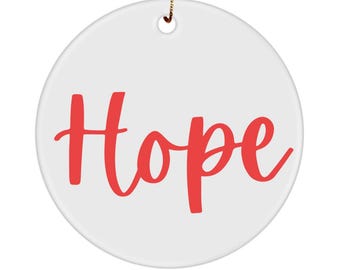 Hope Everyday Ornament - Etsy