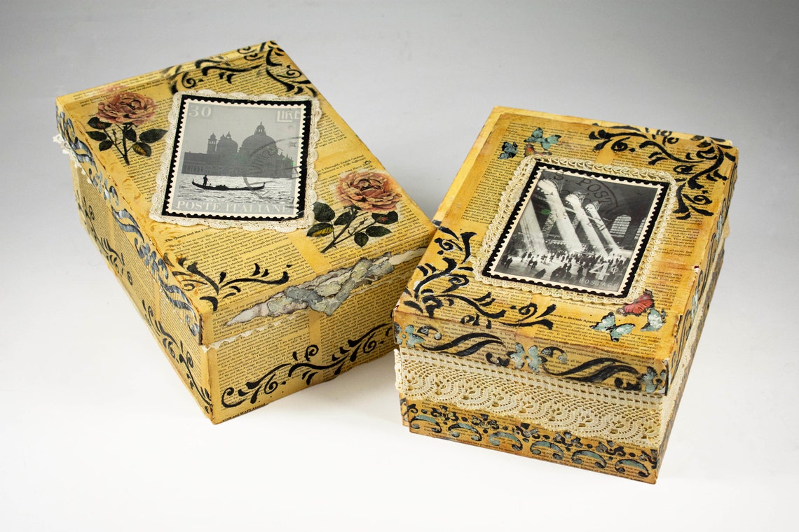 Set of Letter Boxes - Etsy