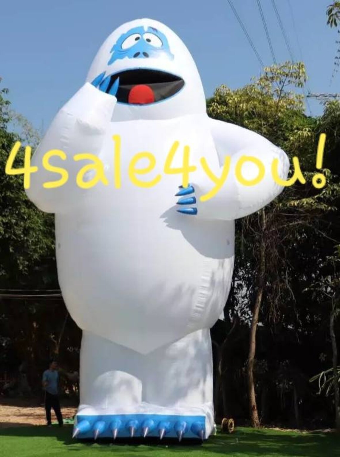 32' Foot Inflatable Bumble the Abominable Snowman Rudolph Christmas ...