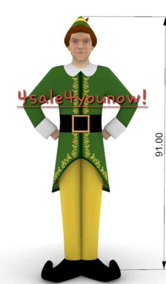 32 Foot Christmas Inflatable Buddy The Elf Movie With Led Lights Custom Made New Etsy