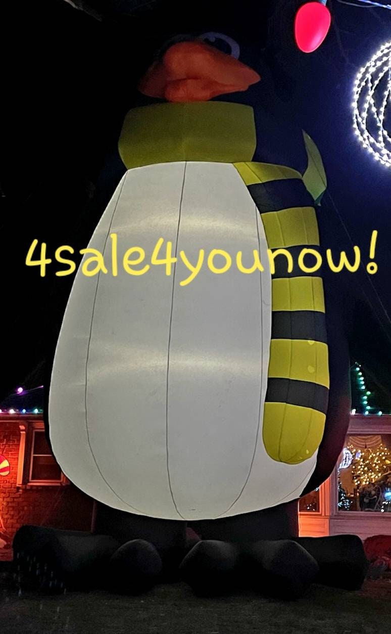 32 Foot Topper the Penguin Santa Claus is Comin to Town - Etsy