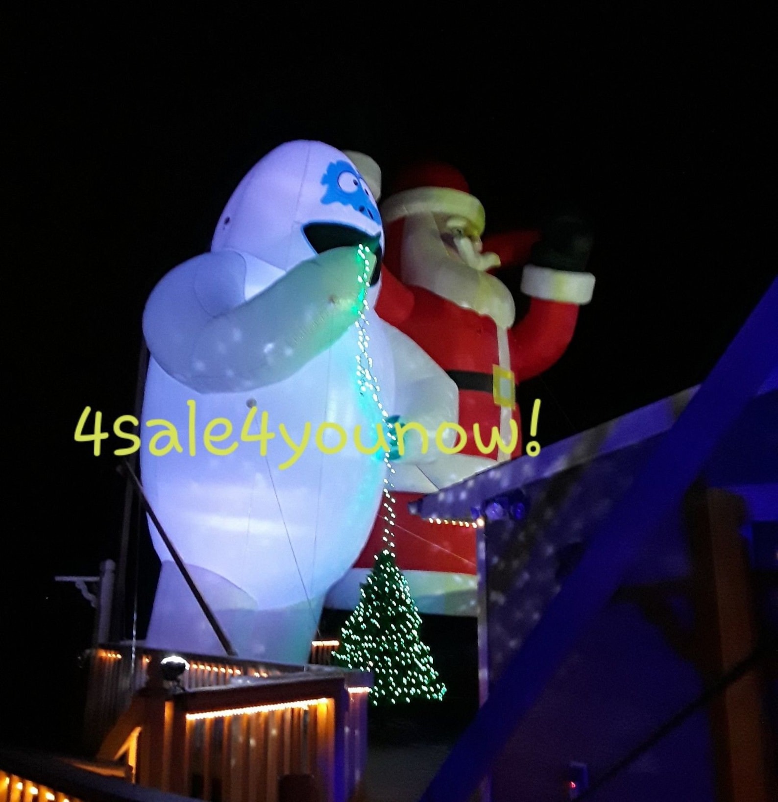 32' Foot Inflatable Bumble the Abominable Snowman Rudolph Christmas ...