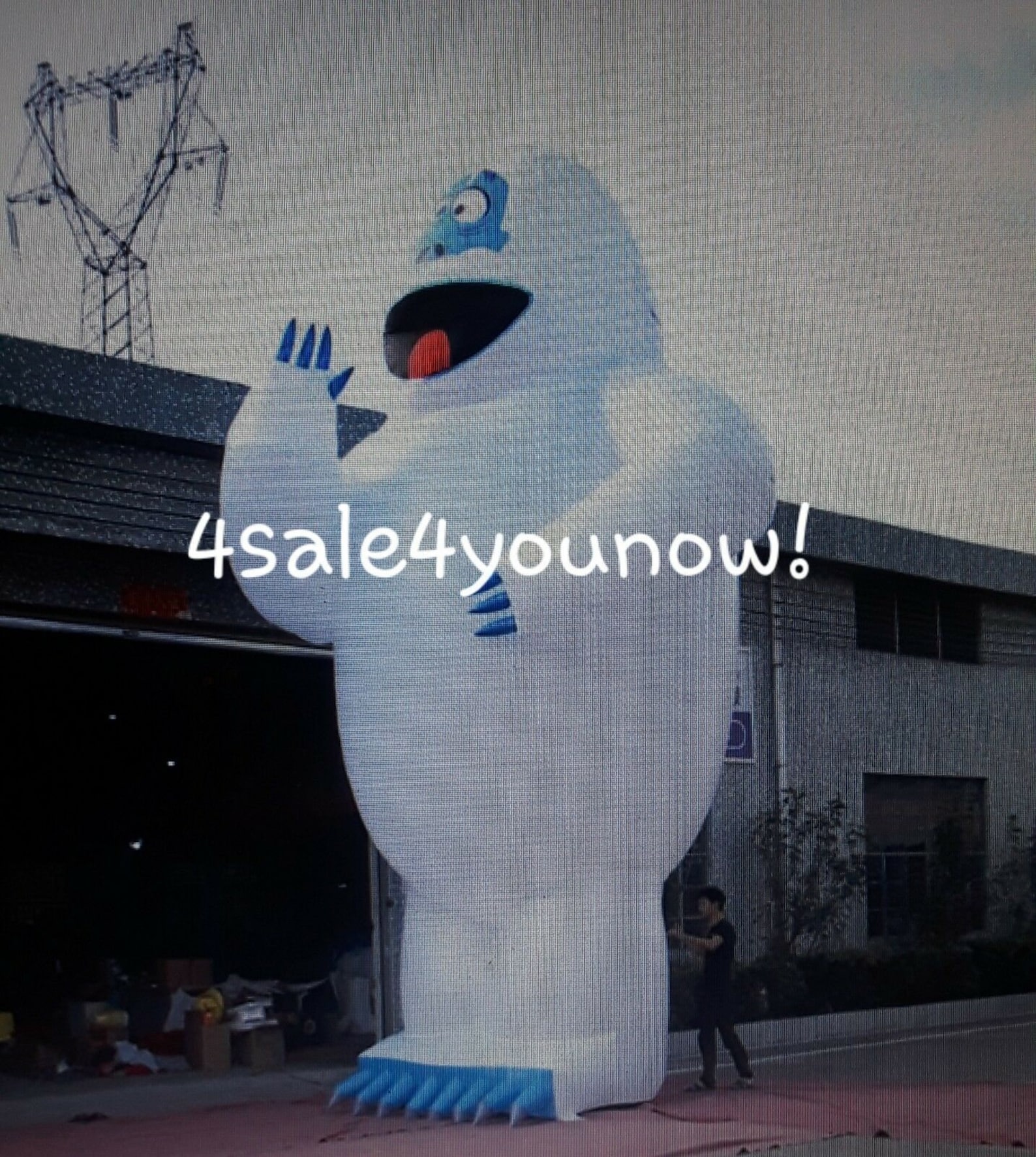 32' Foot Inflatable Bumble the Abominable Snowman Rudolph Christmas ...