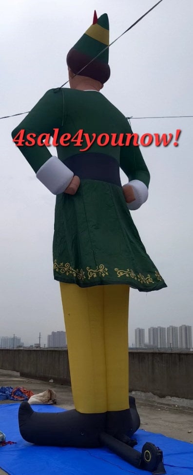32 Foot Christmas Inflatable Buddy the Elf Movie With Led Lights Custom ...