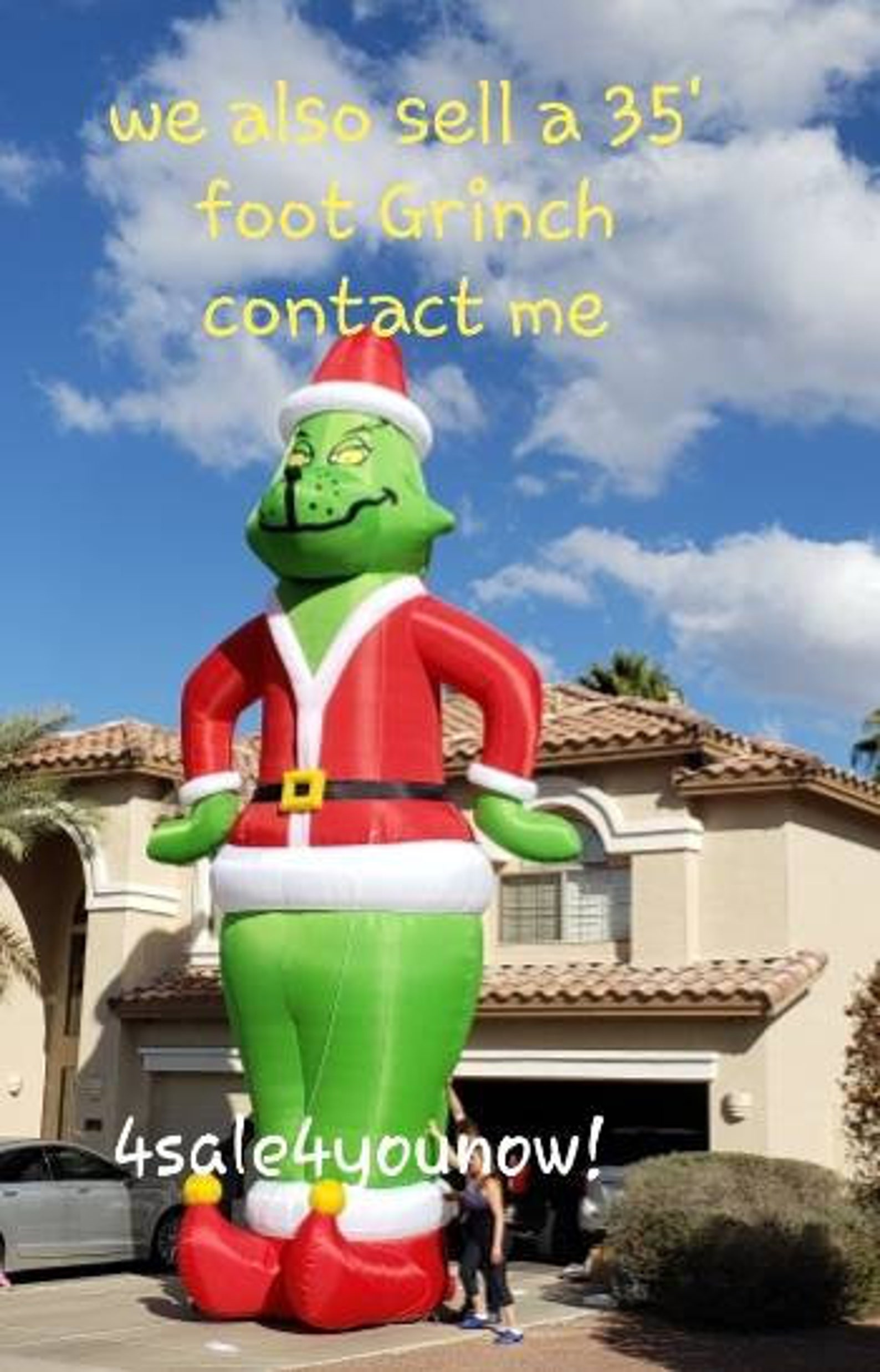 32' Foot Inflatable Bumble the Abominable Snowman Rudolph Christmas ...