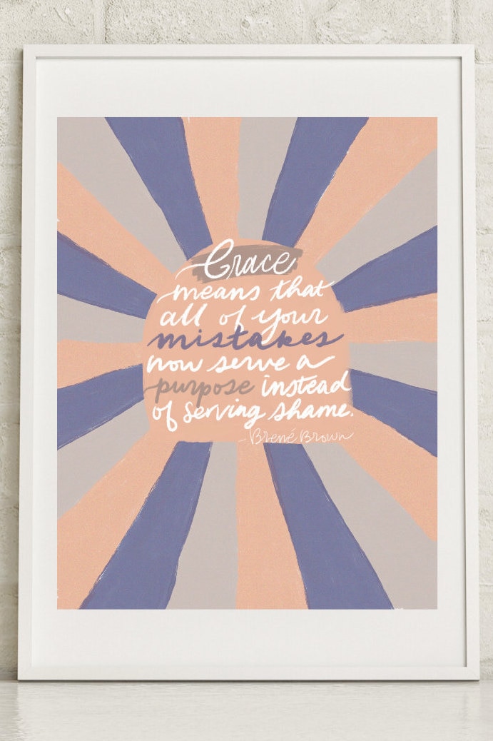 Grace//wall Print//wall Art//inspirational Art//grace Means // - Etsy