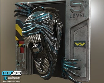 Xenomorph Wall Mount | Etsy