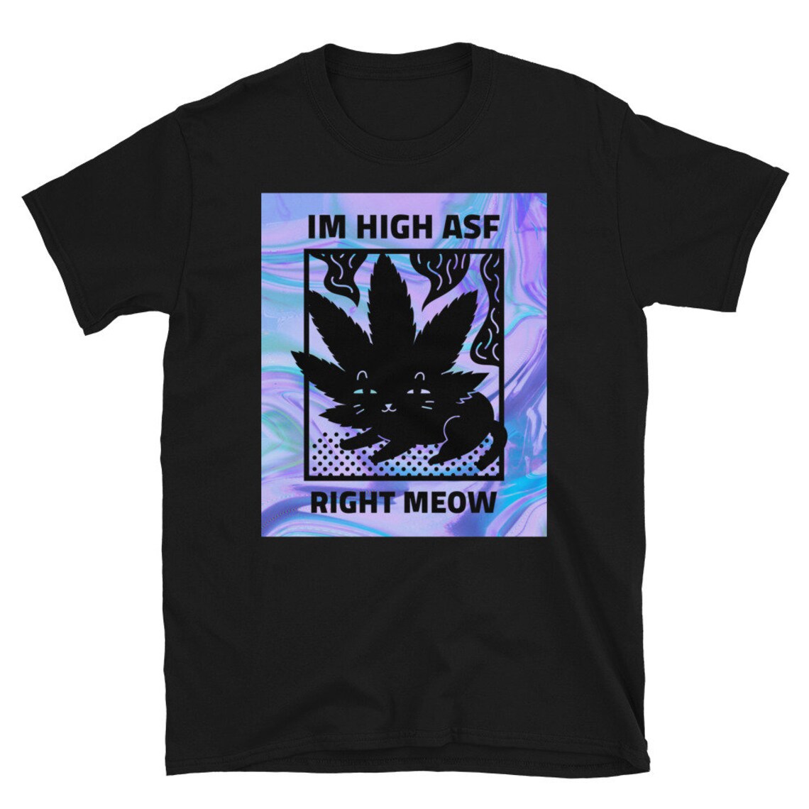 Im High Asf Right Meow | Etsy