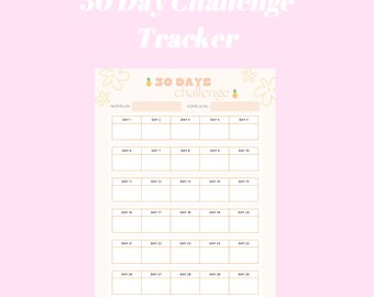 30 Day Step Planner - Etsy