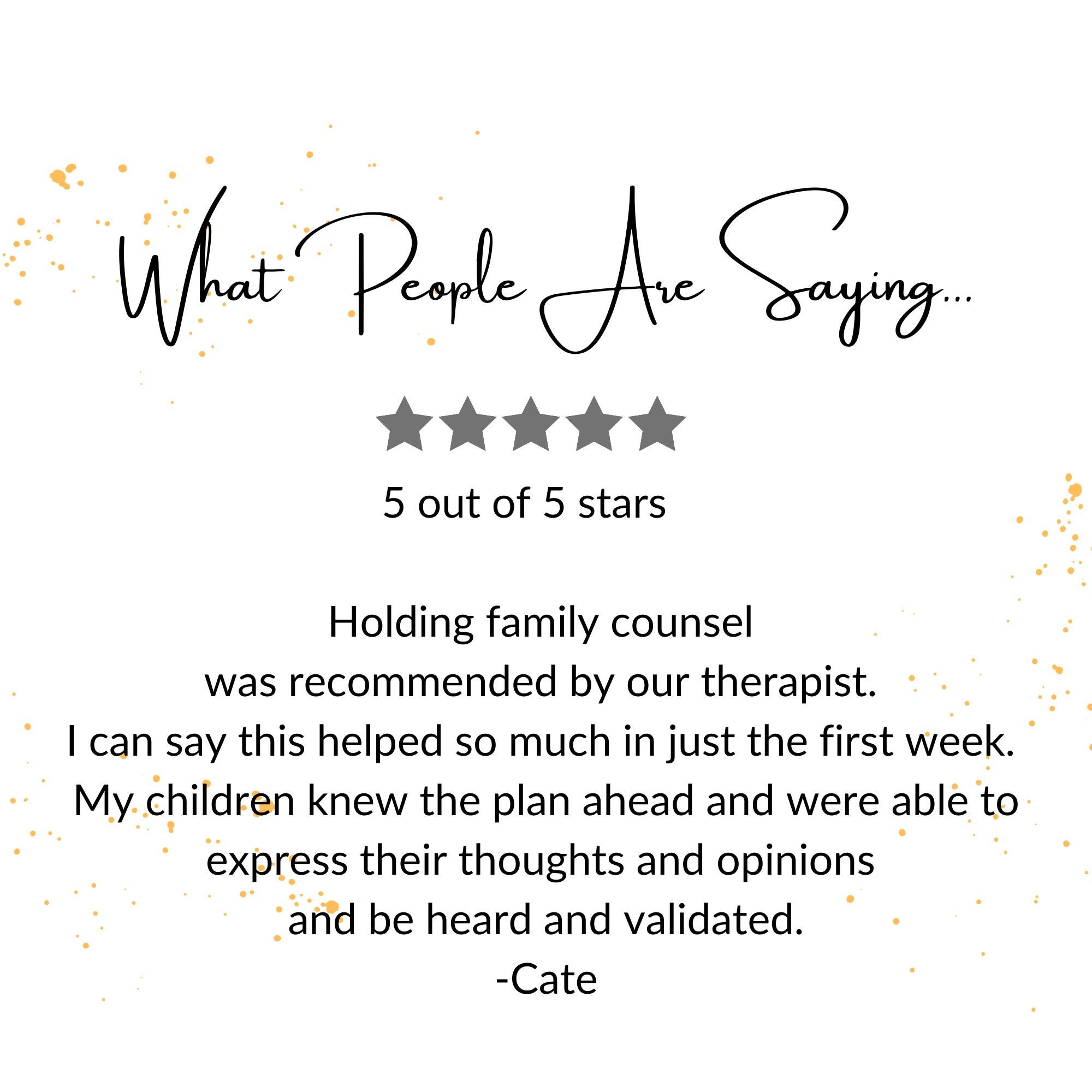 Family Meeting Printable Family Counsel Guide Create a Fun - Etsy