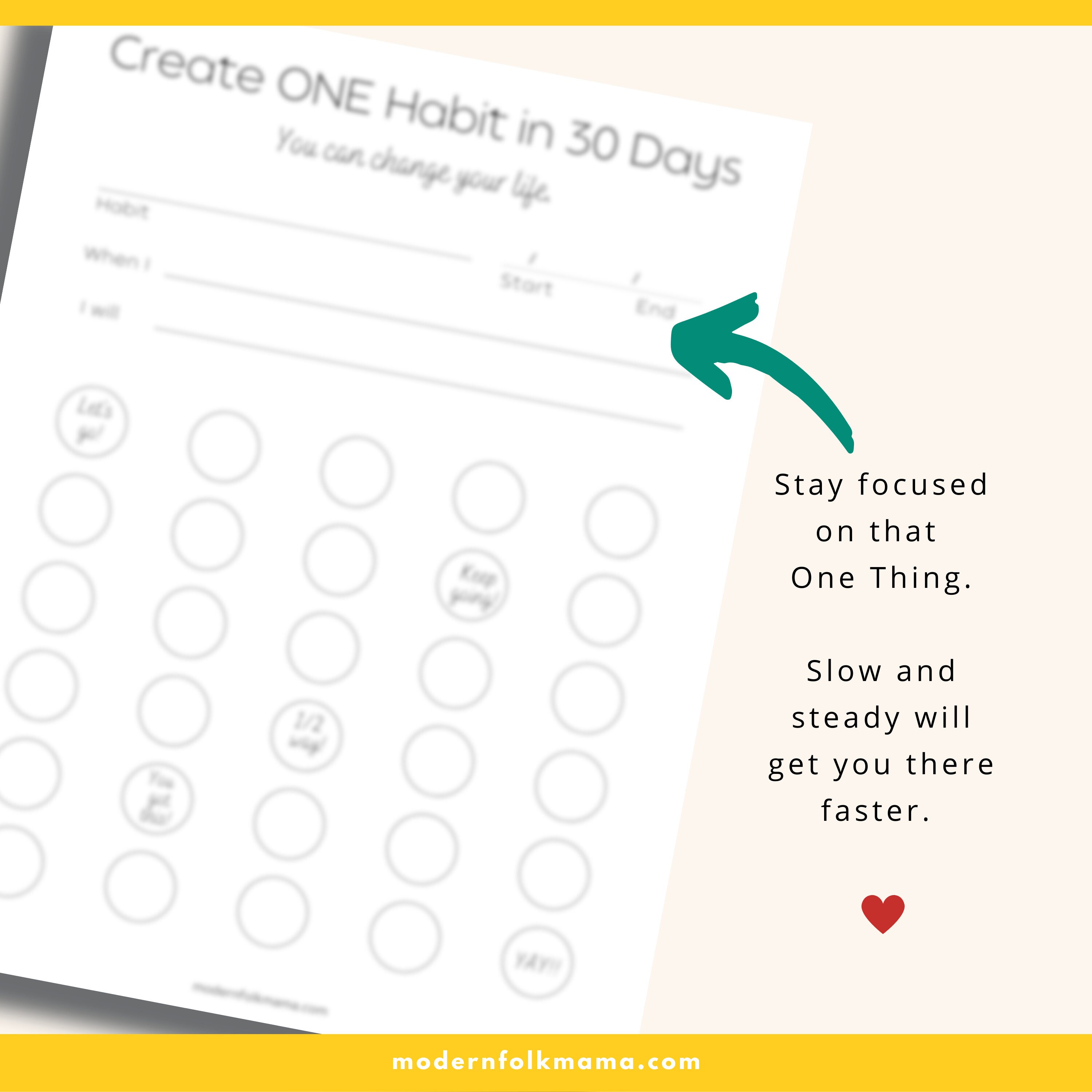 Habit Tracker Printable Atomic Habits 30 Day Challenge - Etsy