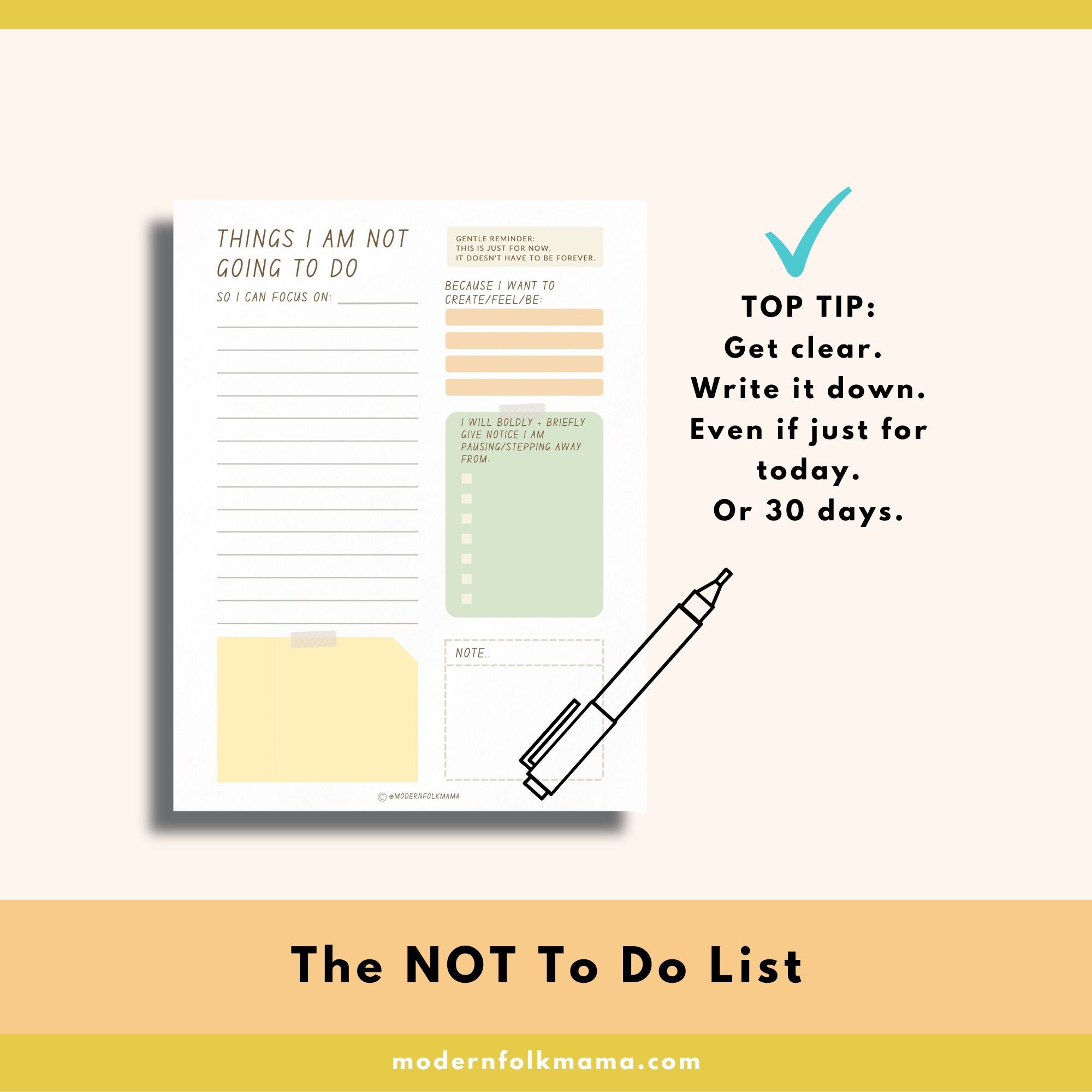 Goal Planner Worksheet Printable, Make Time for What Matters Most W/ a ...