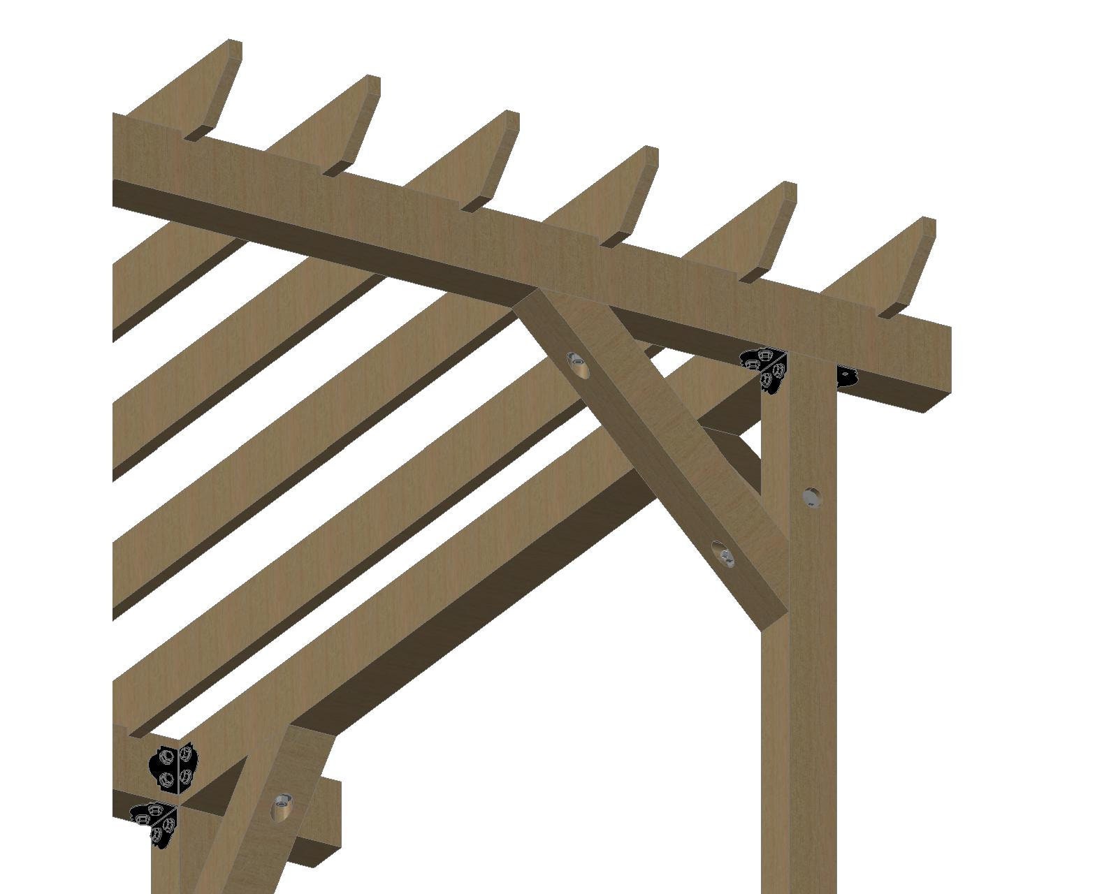 12 X 12 Premium Cedar Pergola - Etsy