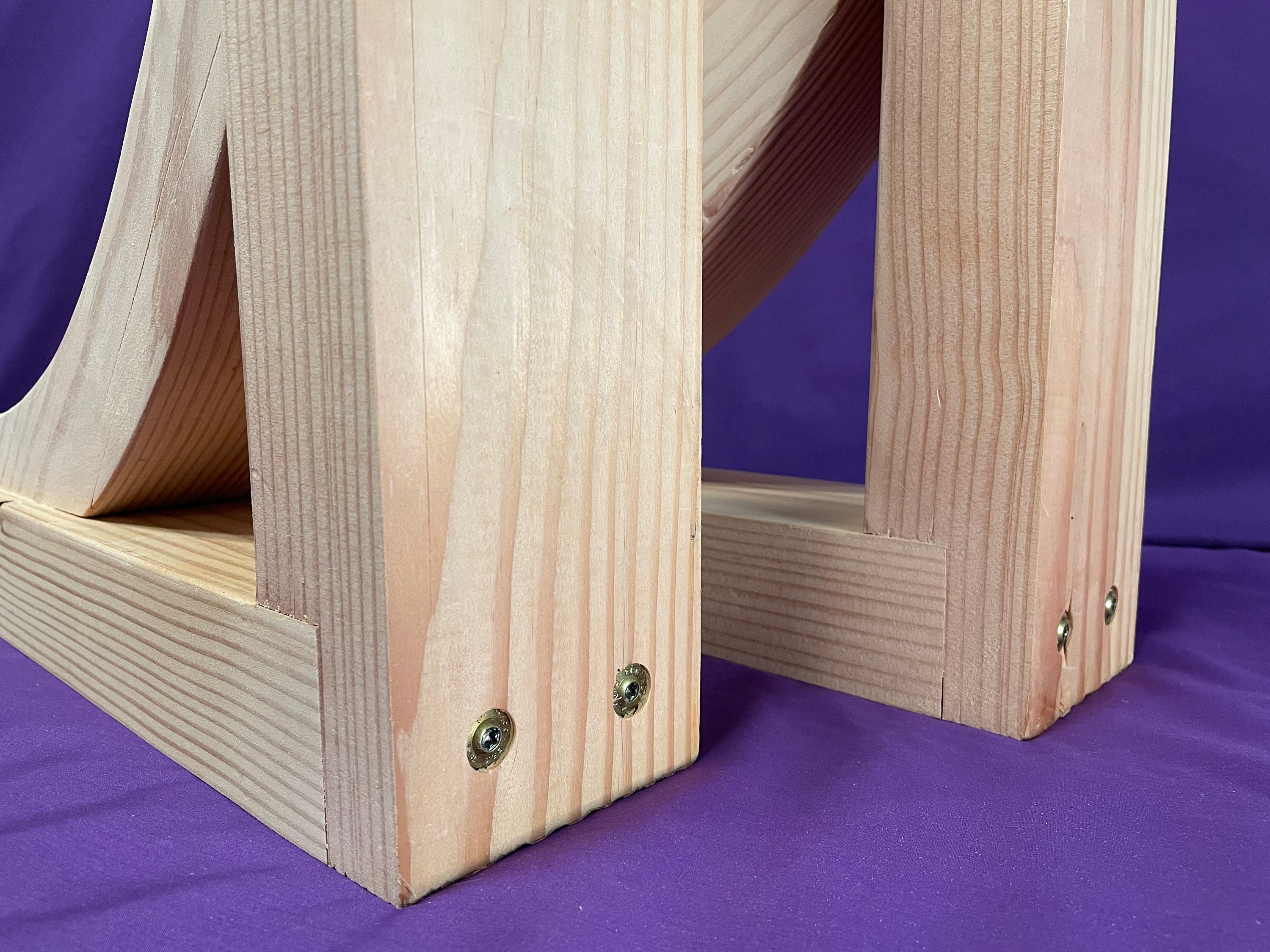 Curved Timber Wood Bracket - Etsy