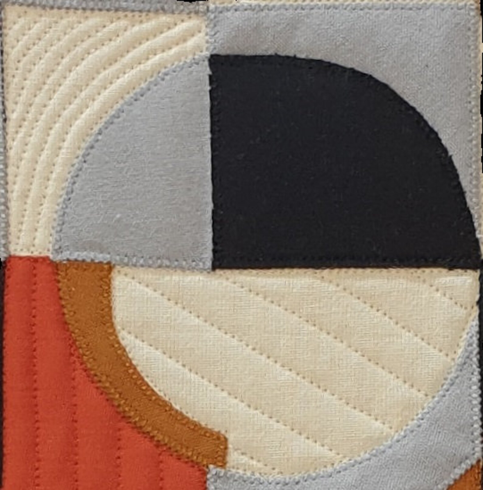 The SHAPE OF ART - Modern Textile Art Quilt by Wendy Mosdell ...
