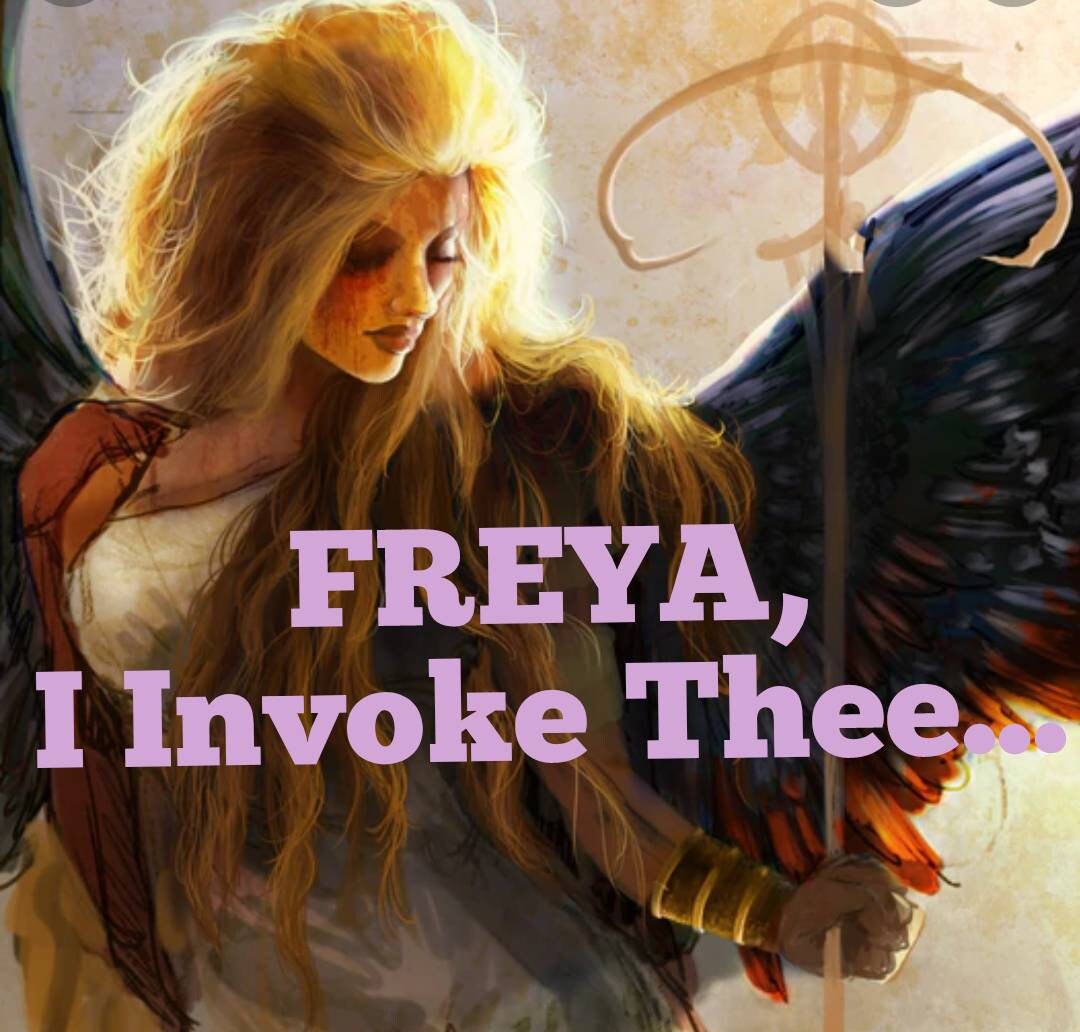 Goddess Freya Prayer Card (digital Download) AKA "mardolls Prayer" - Etsy