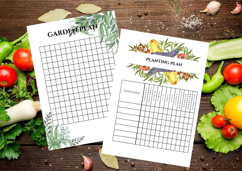 Digital Garden Planner, Printable Garden Planner, Fillable Garden ...
