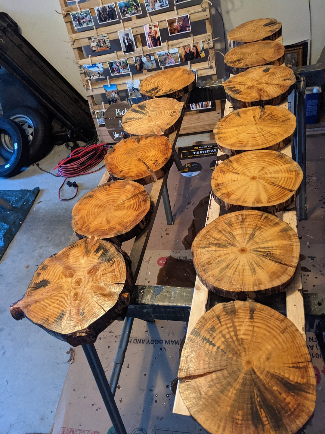 Rustic Wood Slices - Etsy