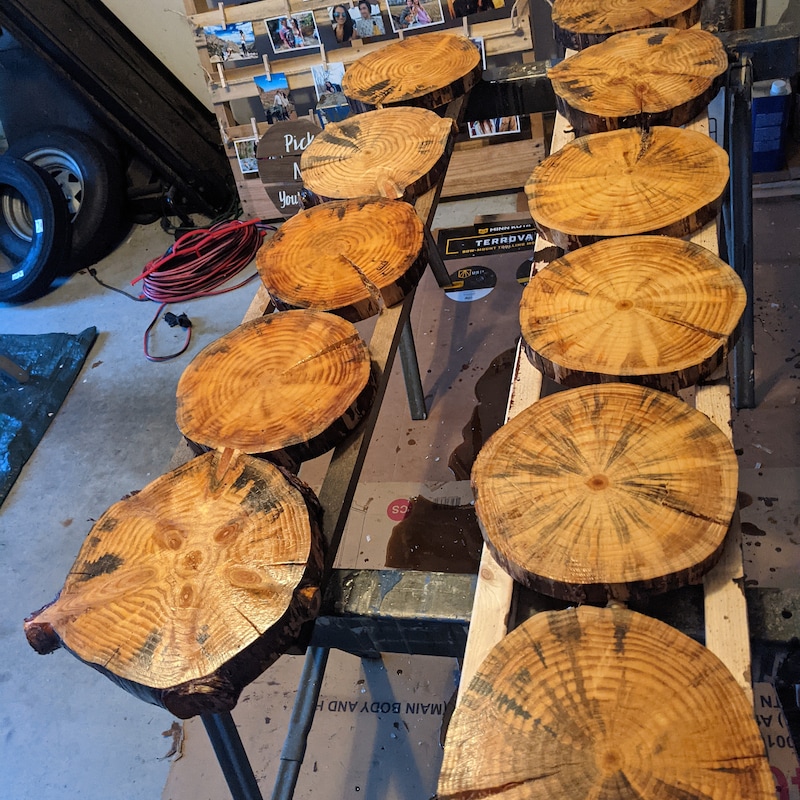 Oak Wood Slice - Etsy